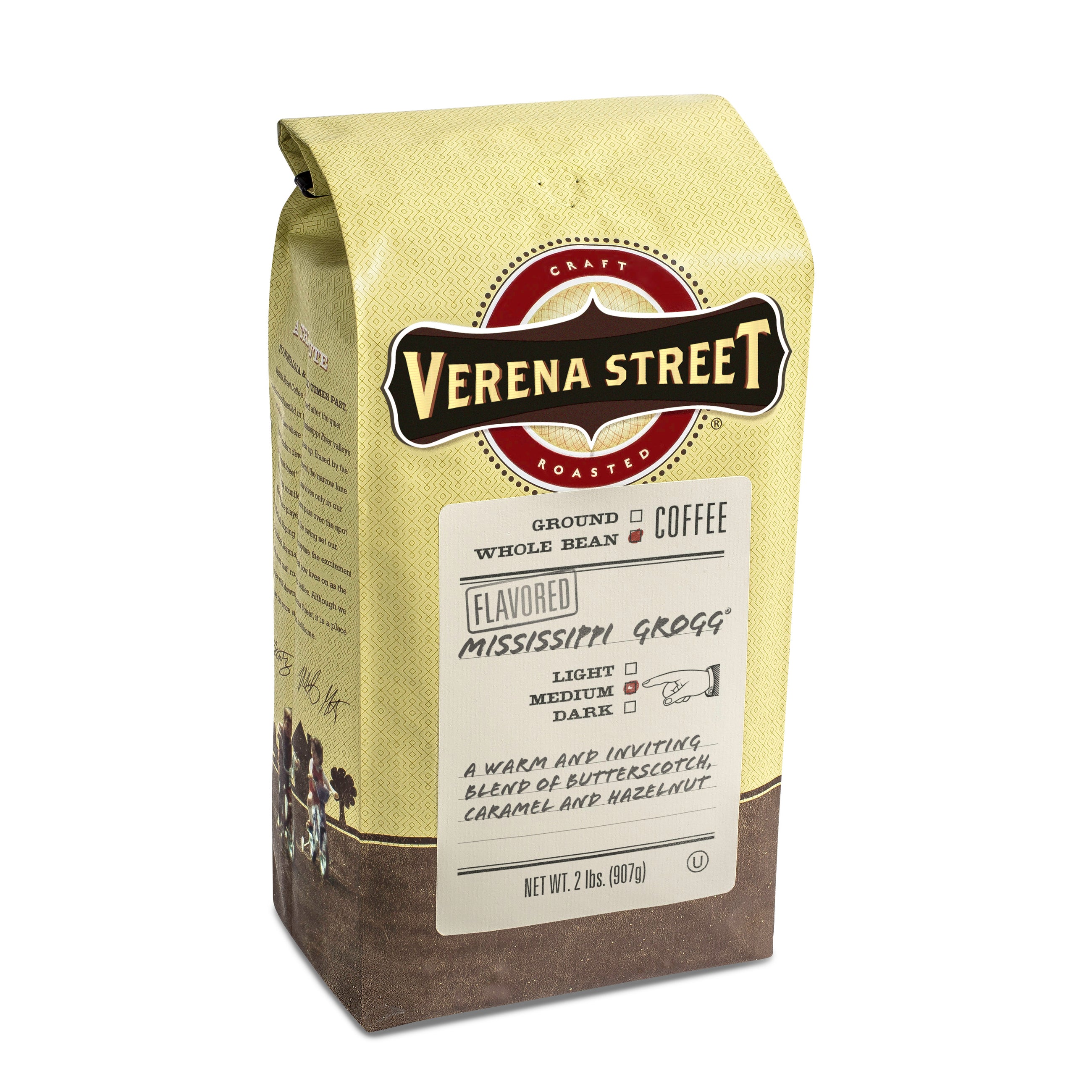 Mississippi Grogg® whole bean coffee - Verena Street Coffee